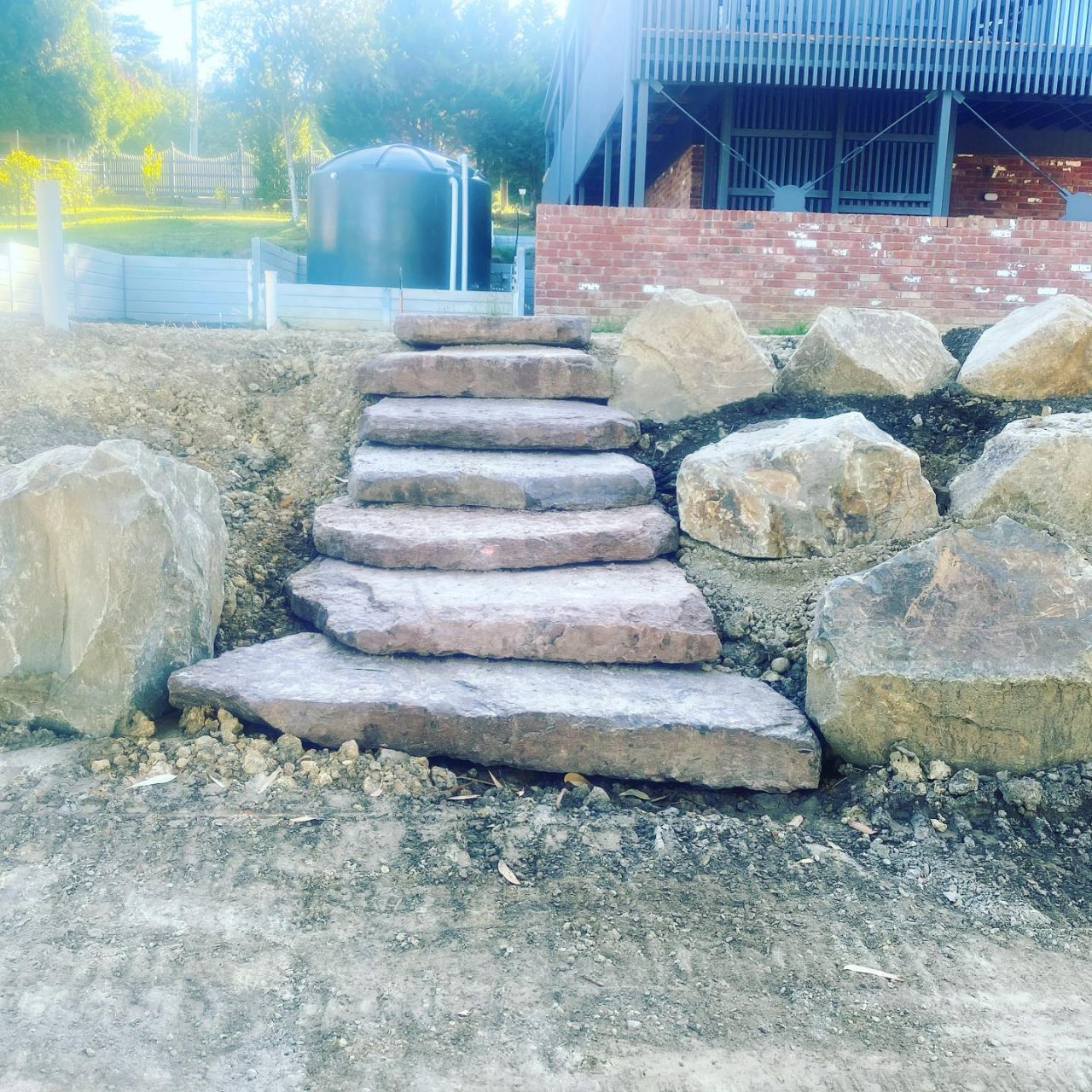 Rock Retaining Walls Dromana - DWK Earthworks Melbourne