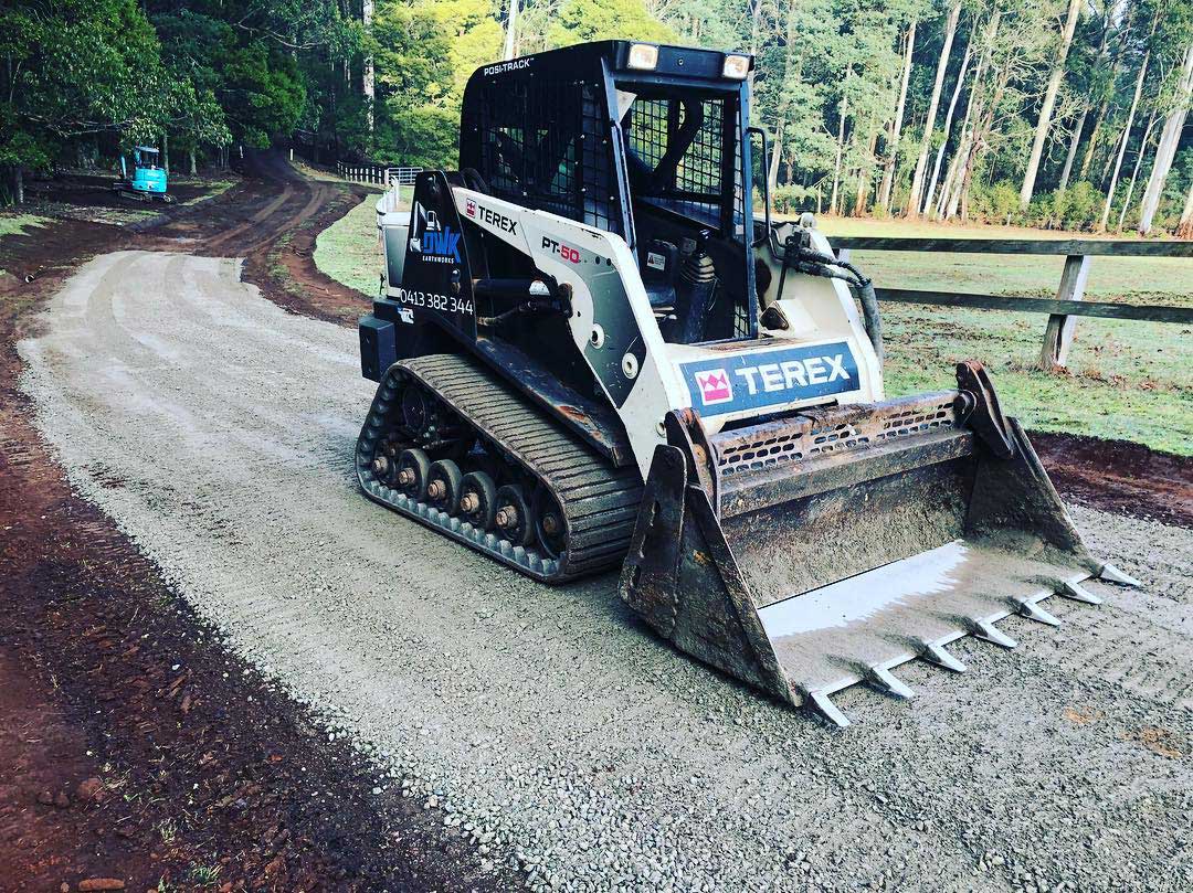 Crushed Rock Driveway Grading Services | DWK Earthworks
